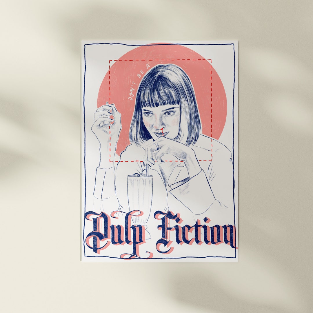Pulp Fiction A4 Art Print - Etsy