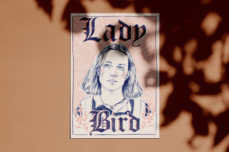 Lady Bird A4 Print | Etsy