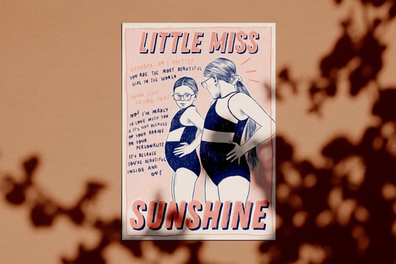 Little Miss Sunshine A4 Art Print | Etsy