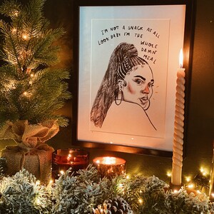Lizzo Juice A4 Print - Etsy UK