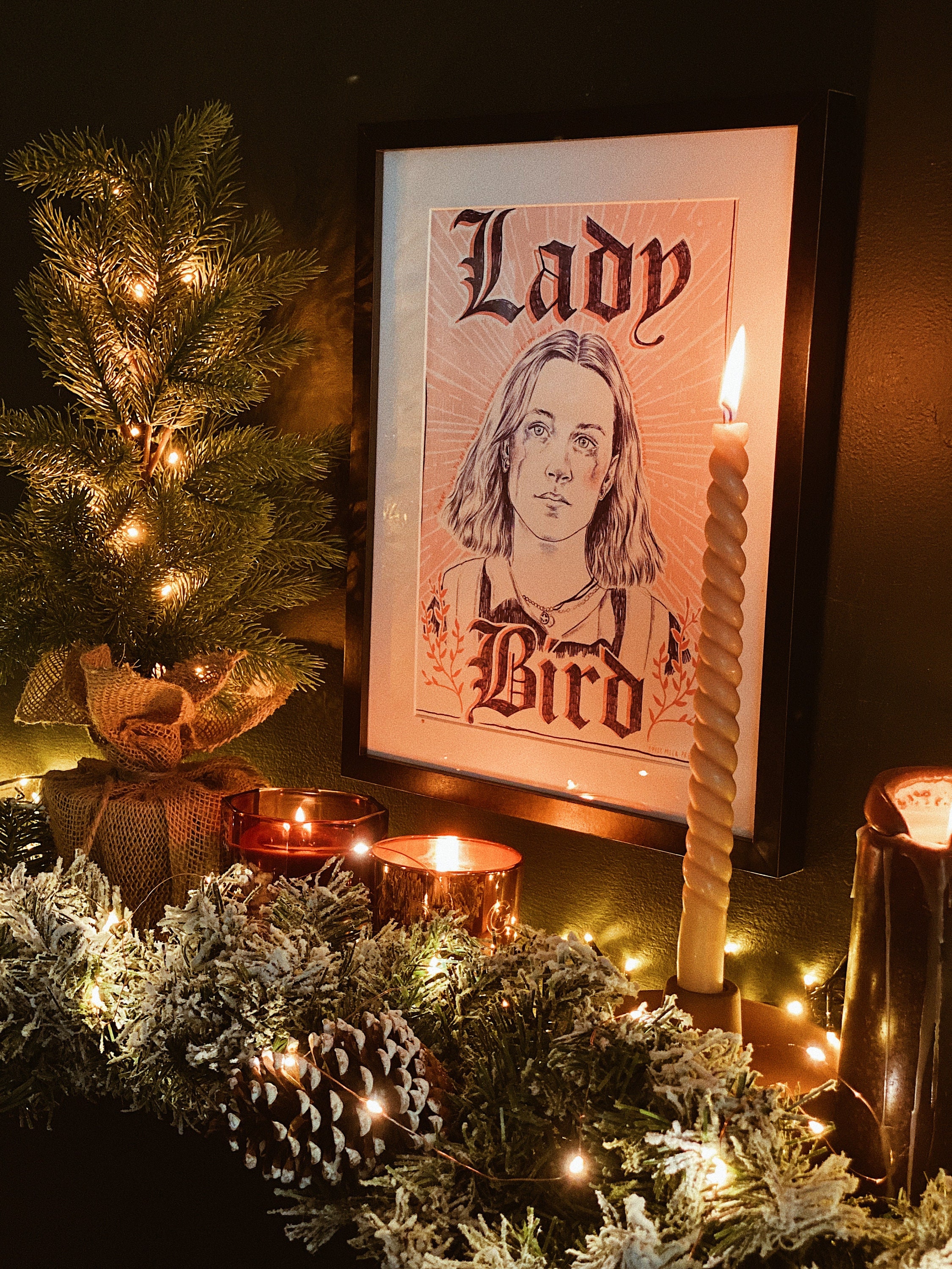 Lady Bird A4 Print | Etsy