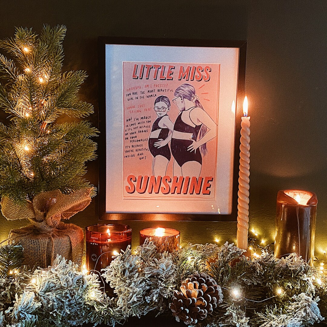 Little Miss Sunshine A4 Art Print - Etsy