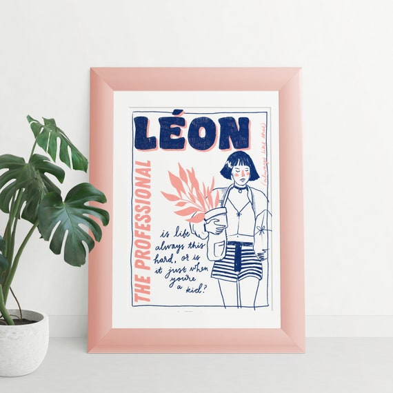 Leon: the Professional A4 Art Print | Etsy