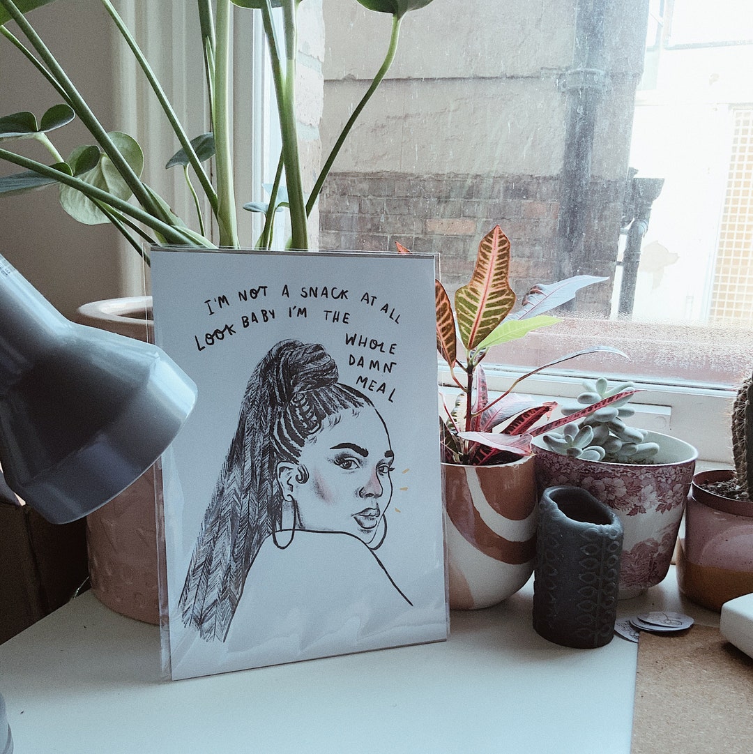 Lizzo Juice A4 Print - Etsy UK