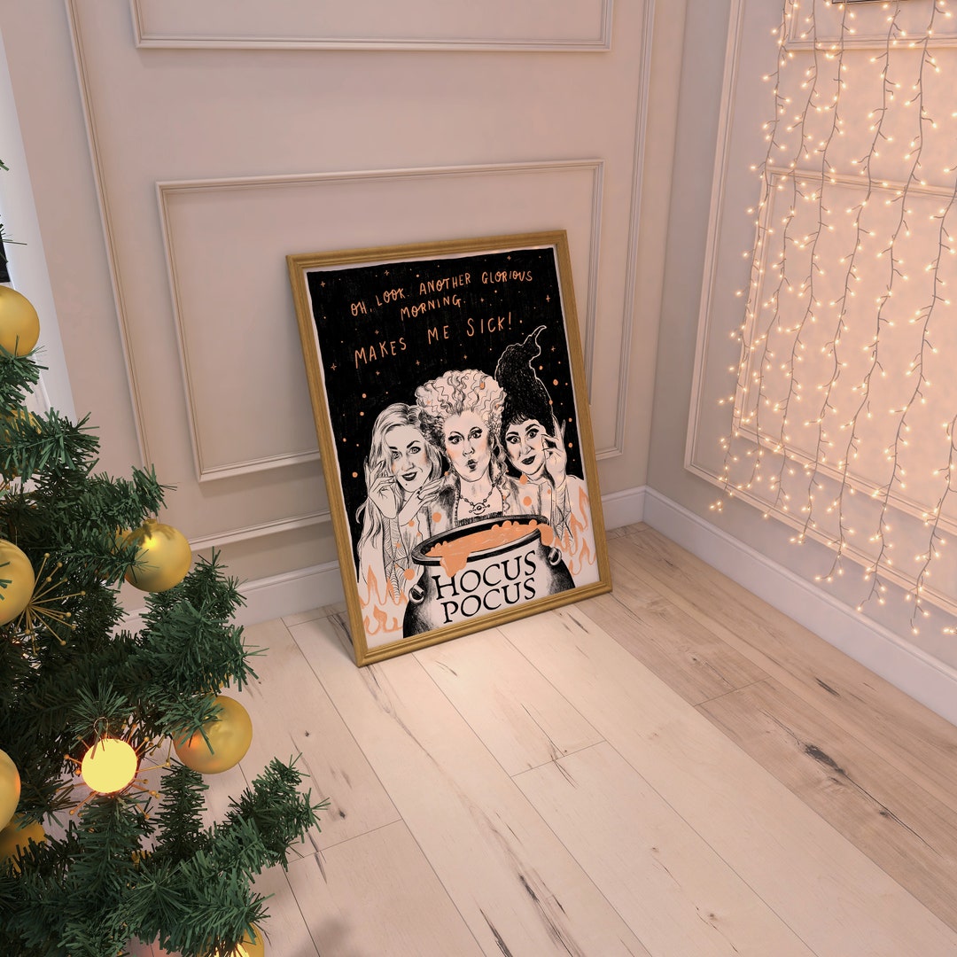 Hocus Pocus A4 Halloween Art Print - Etsy