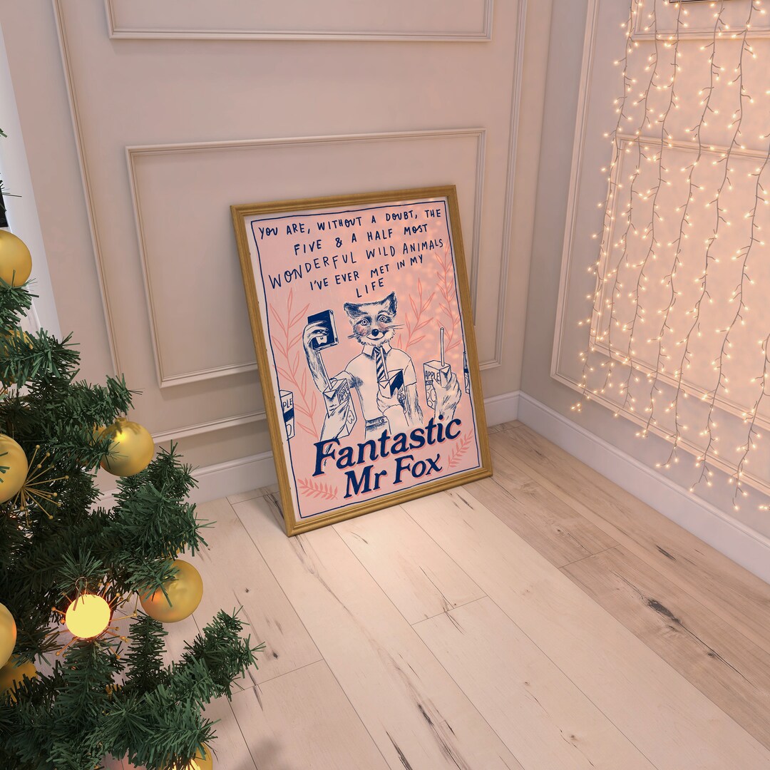 Fantastic Mr Fox A4 Art Print - Etsy