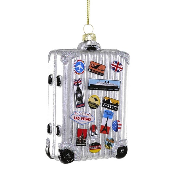 Suitcase Travel Christmas Ornament - Etsy