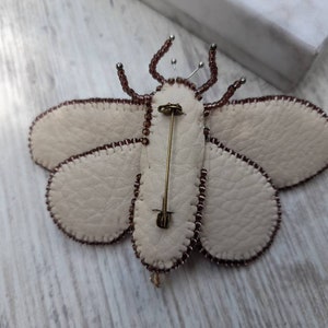 Beaded Butterfly Brooch Pin, Moth Brooch Pin, Embroidery Brooch Pin for ...