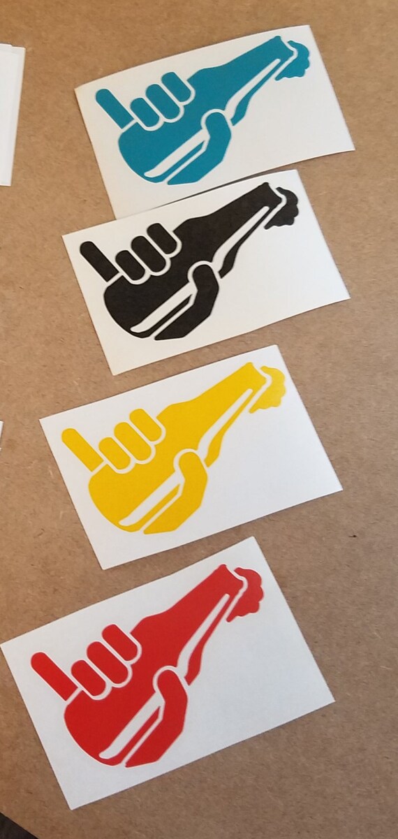 Pinky Out Beer Bottle Vinyl Decal | Etsy