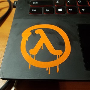 Lambda Half-life Spray Paint - Vinyl Decal - Etsy