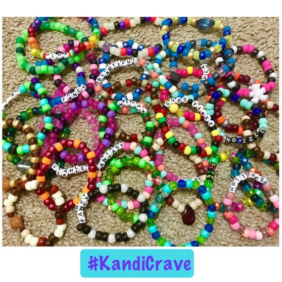 10 Kandi Bracelets Customize 3 | Etsy 10 Kandi Bracelets Customize 3 | Etsy