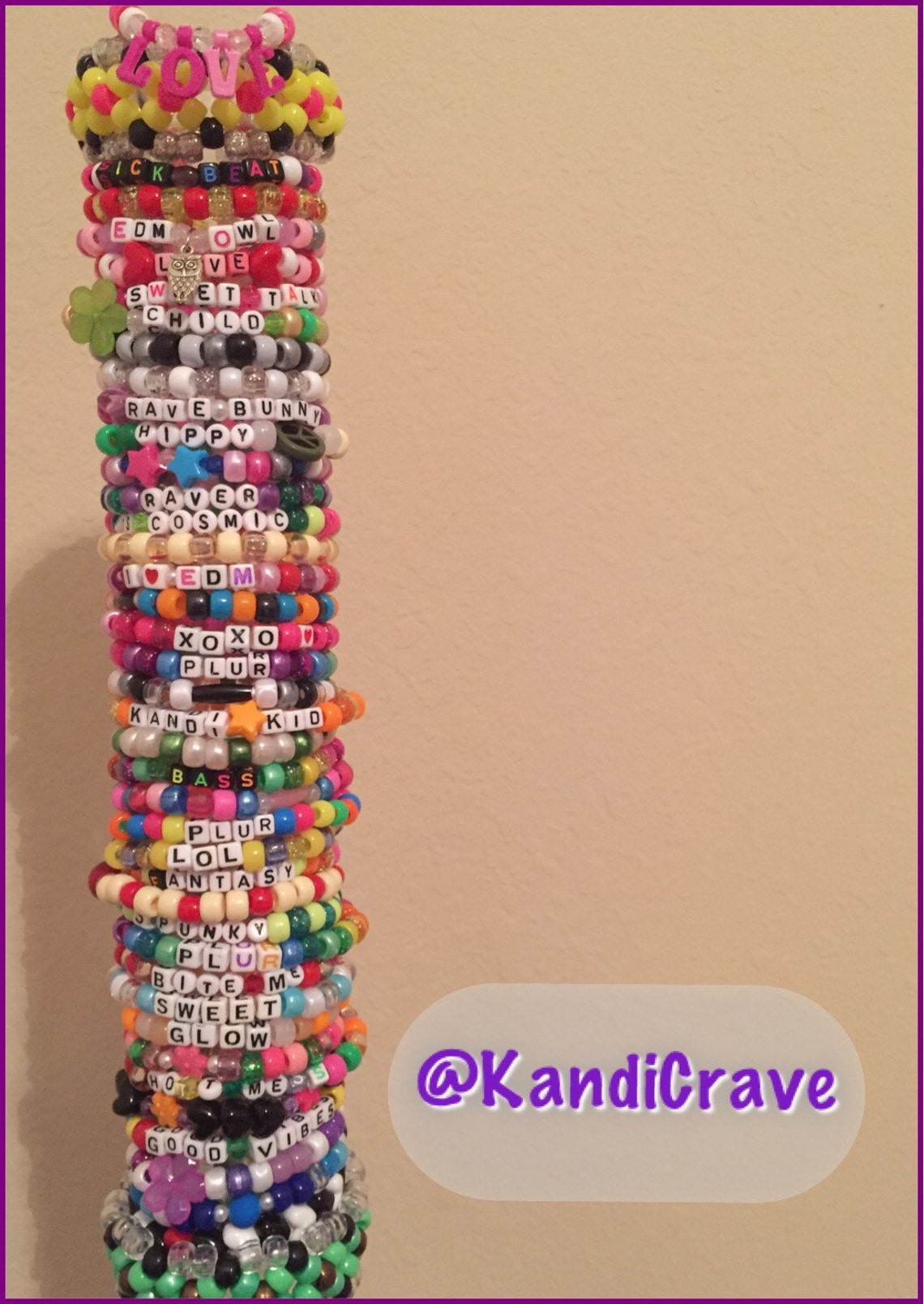 1 Cuff and 25 Kandi Bracelets Customize 5 - Etsy