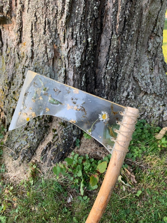 Fairy Flower Battle Axe Fantasy Cosplay Dnd Weapon - Etsy