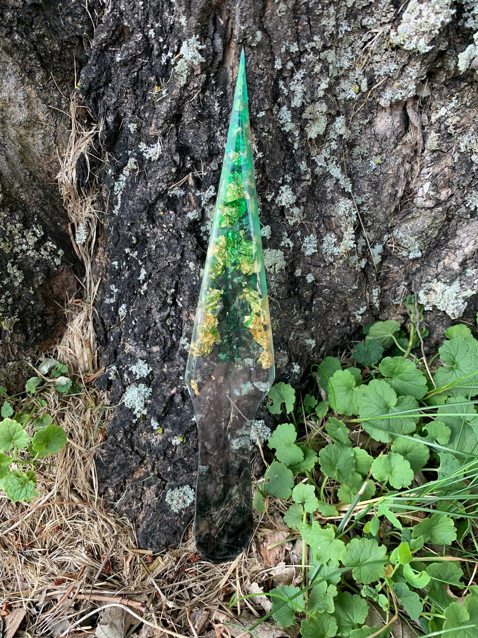 Fantasy Throwing Knives Dagger Fairy Flower Cursed Fire Blood Weapon ...