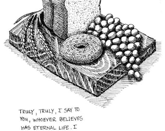 Bread of Life Art | Etsy