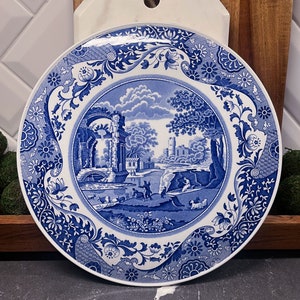 Spode England Italian Spode Design C.1816 R Domed Blue - Etsy