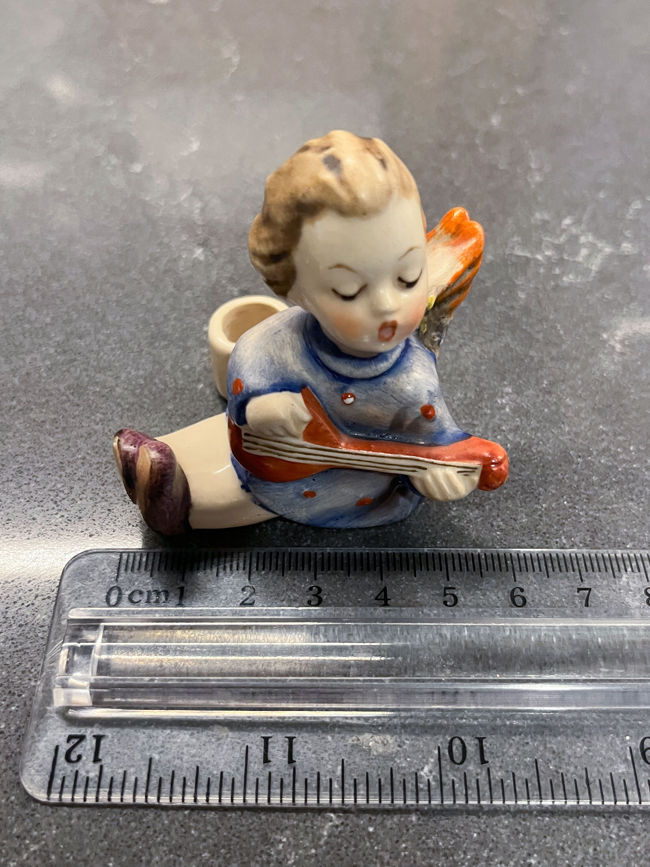 Goebel Hummel Figurine Angel Playing the Lute Candle Holder - Etsy