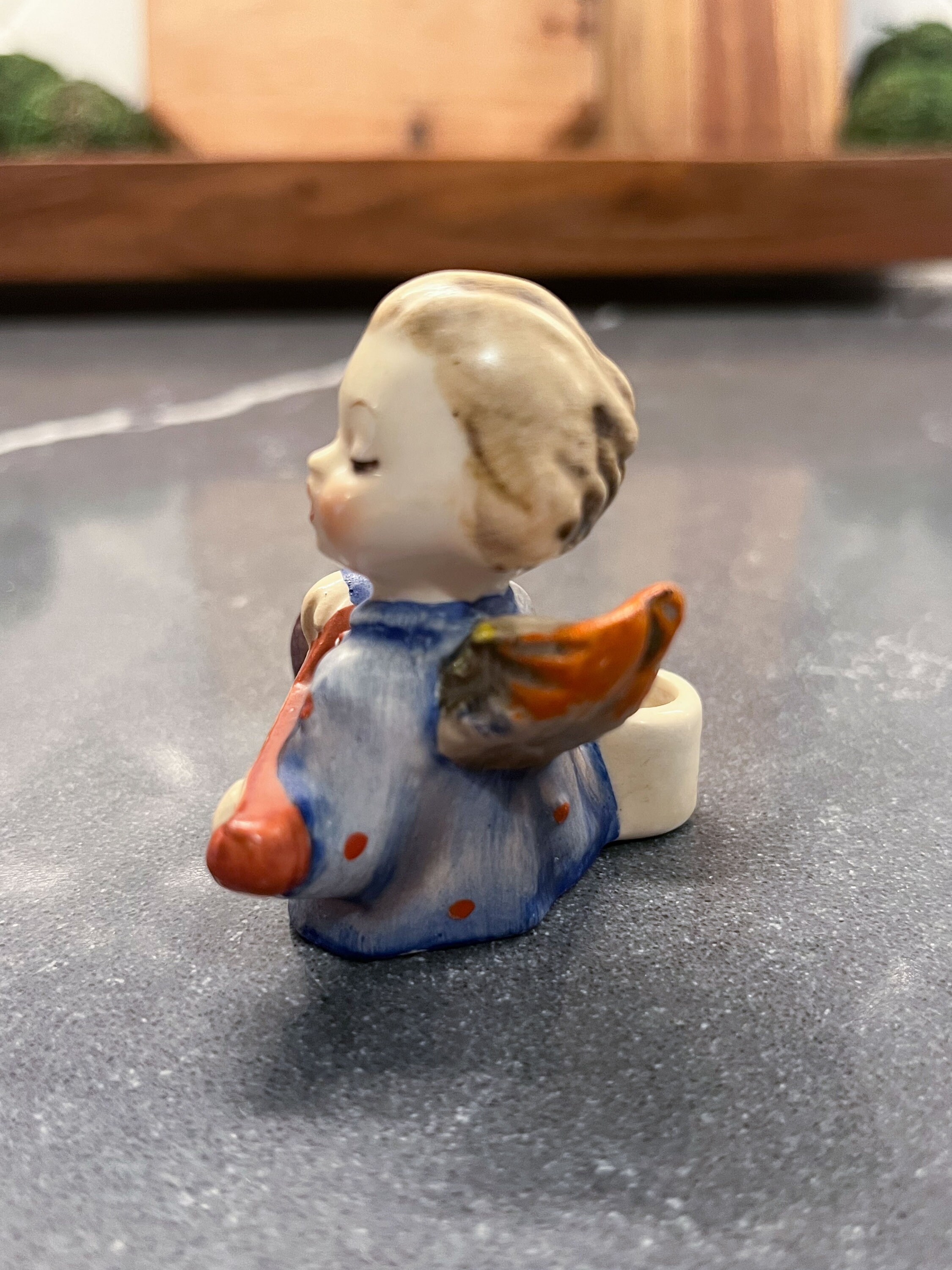 Goebel Hummel Figurine Angel Playing the Lute Candle Holder - Etsy