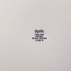 Spode England Italian Spode Design C.1816 R Domed Blue - Etsy