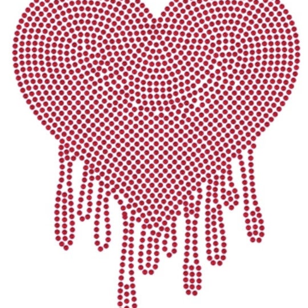 Rhinestone Drip Template - Etsy