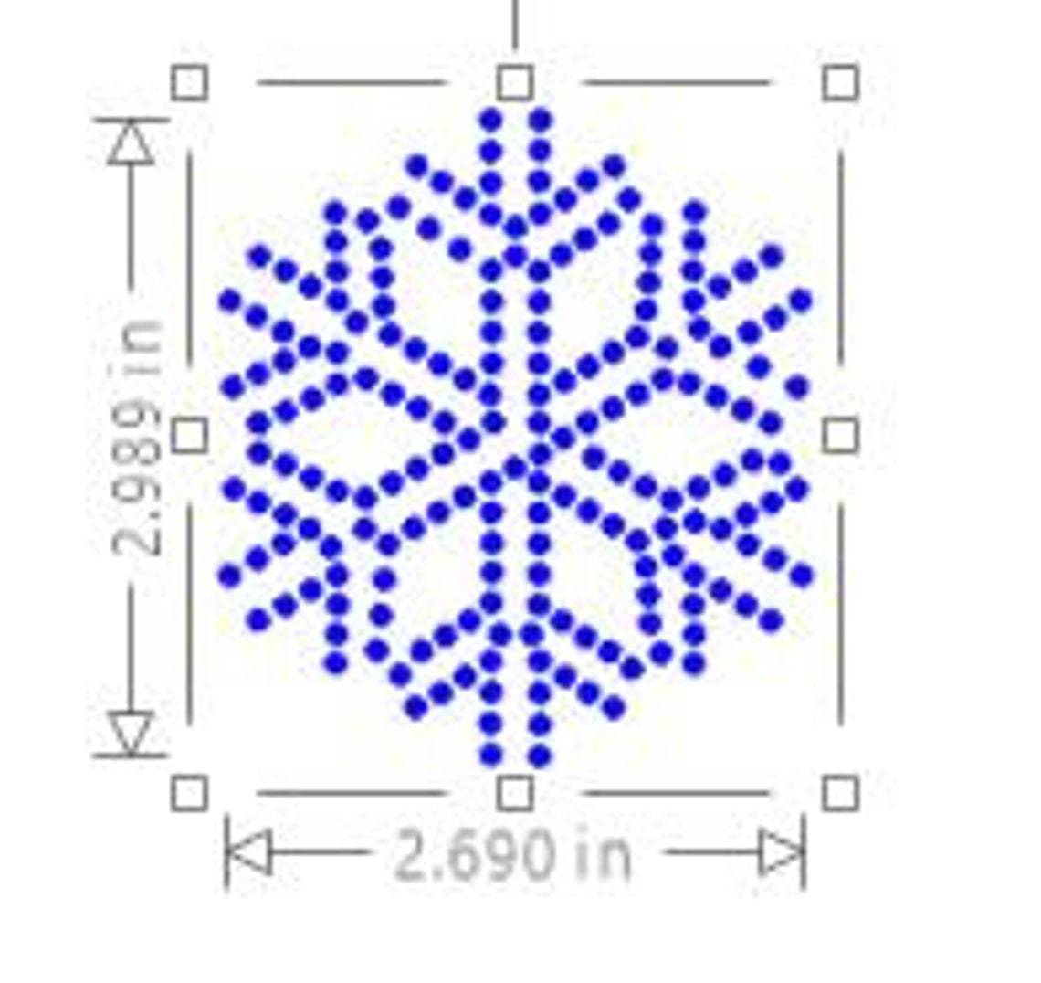 Snowflake Set Rhinestone SVG File Transter Instant Download - Etsy