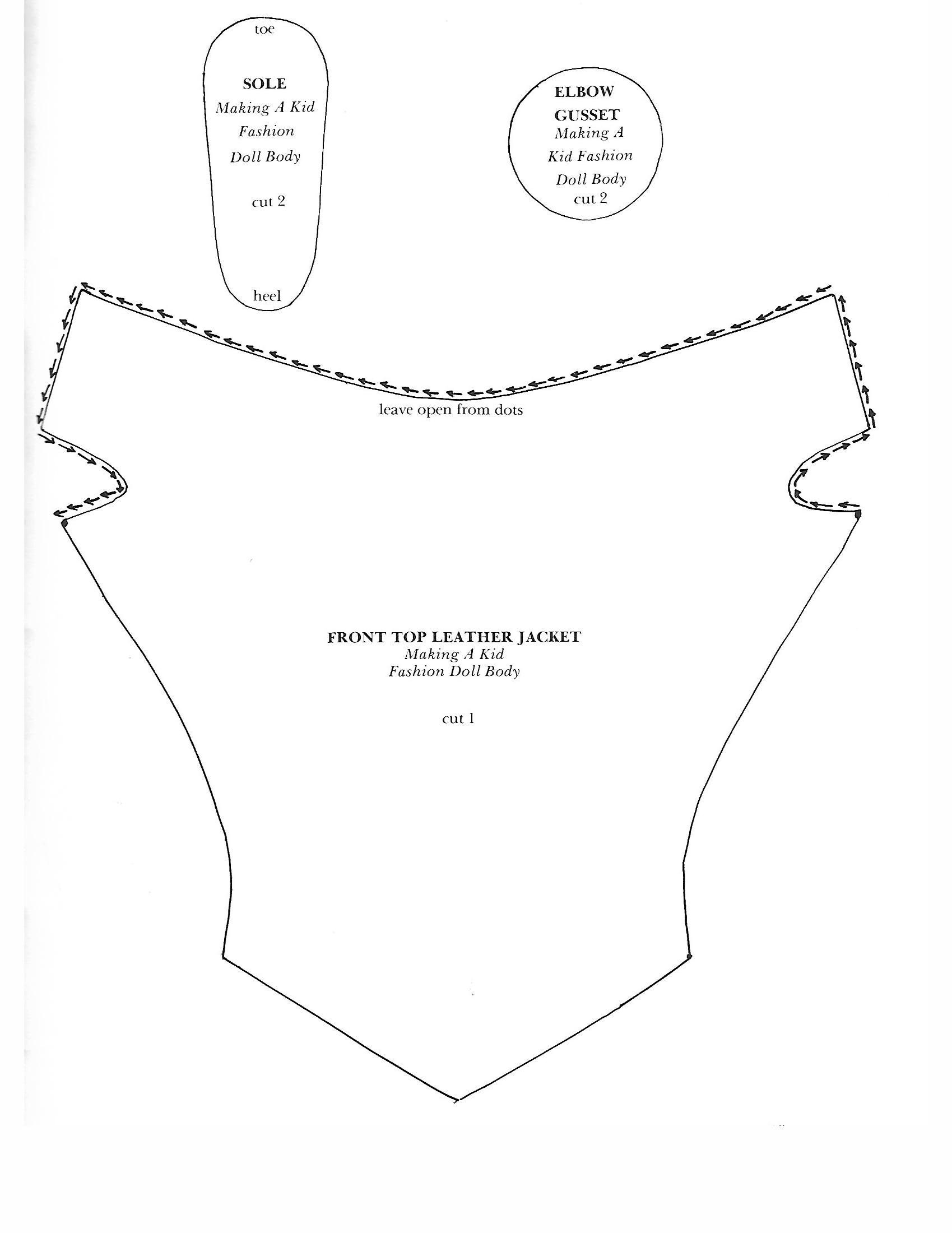 Bru Body Epattern for Bisque China Dolls PDF Instant Download | Etsy
