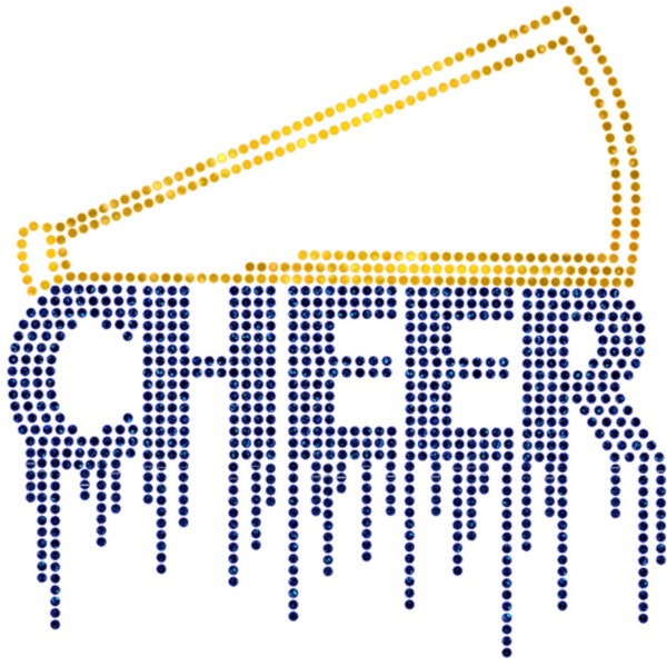 Cheer Rhinestone - Etsy