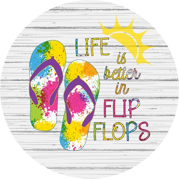Summer Printable Flip Flops Instant Download PNG Digital File - Etsy