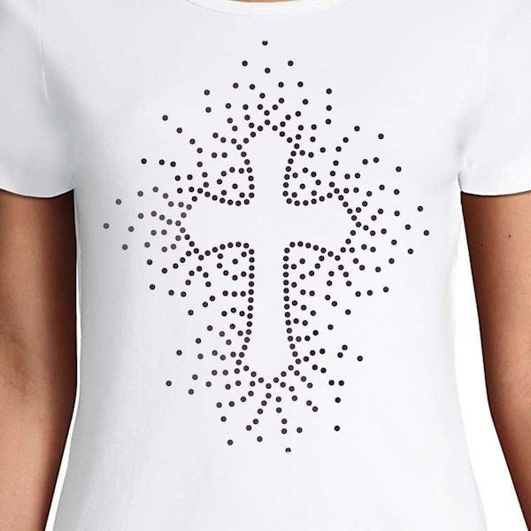 Rhinestone Cross - Etsy