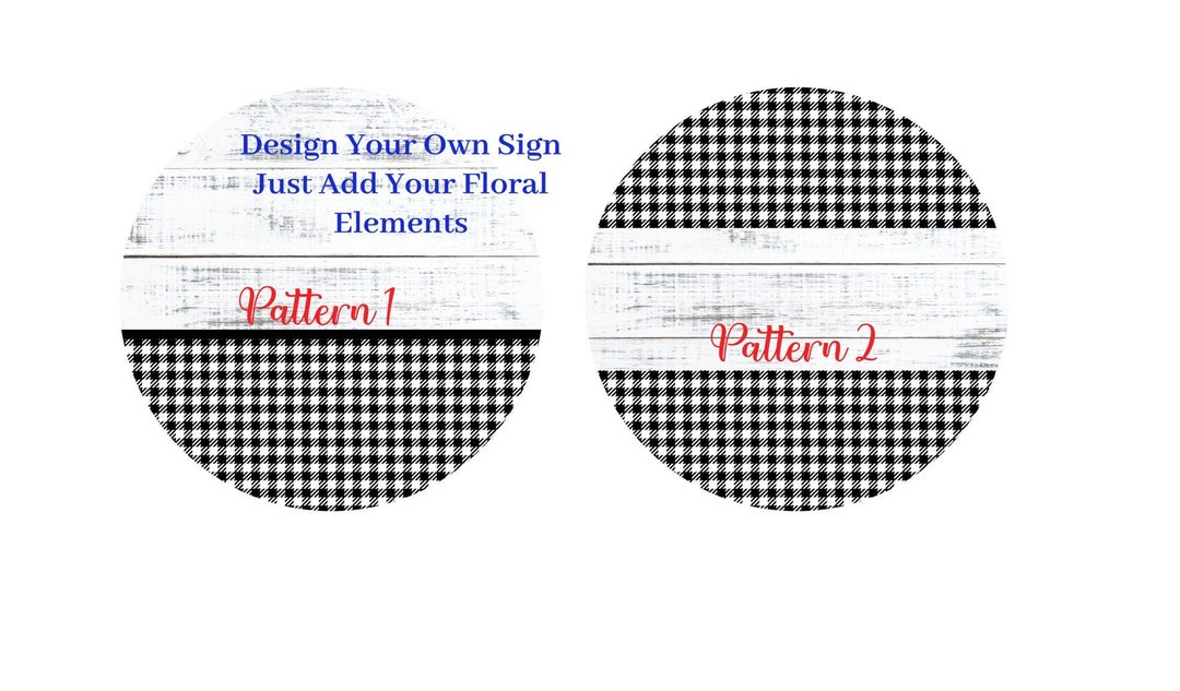 Sign Maker Buffalo Plaid Instant Download PNG Digital File for ...