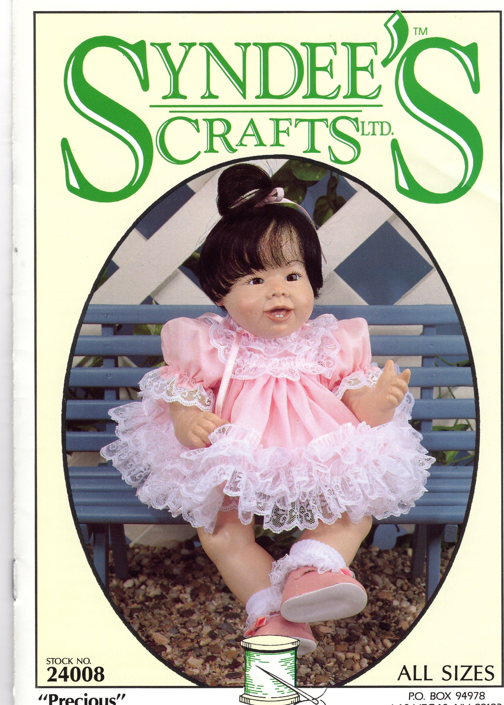 PDF Digital Dress Patterns Includes Doll's Dress for Three Doll Sizes ...
