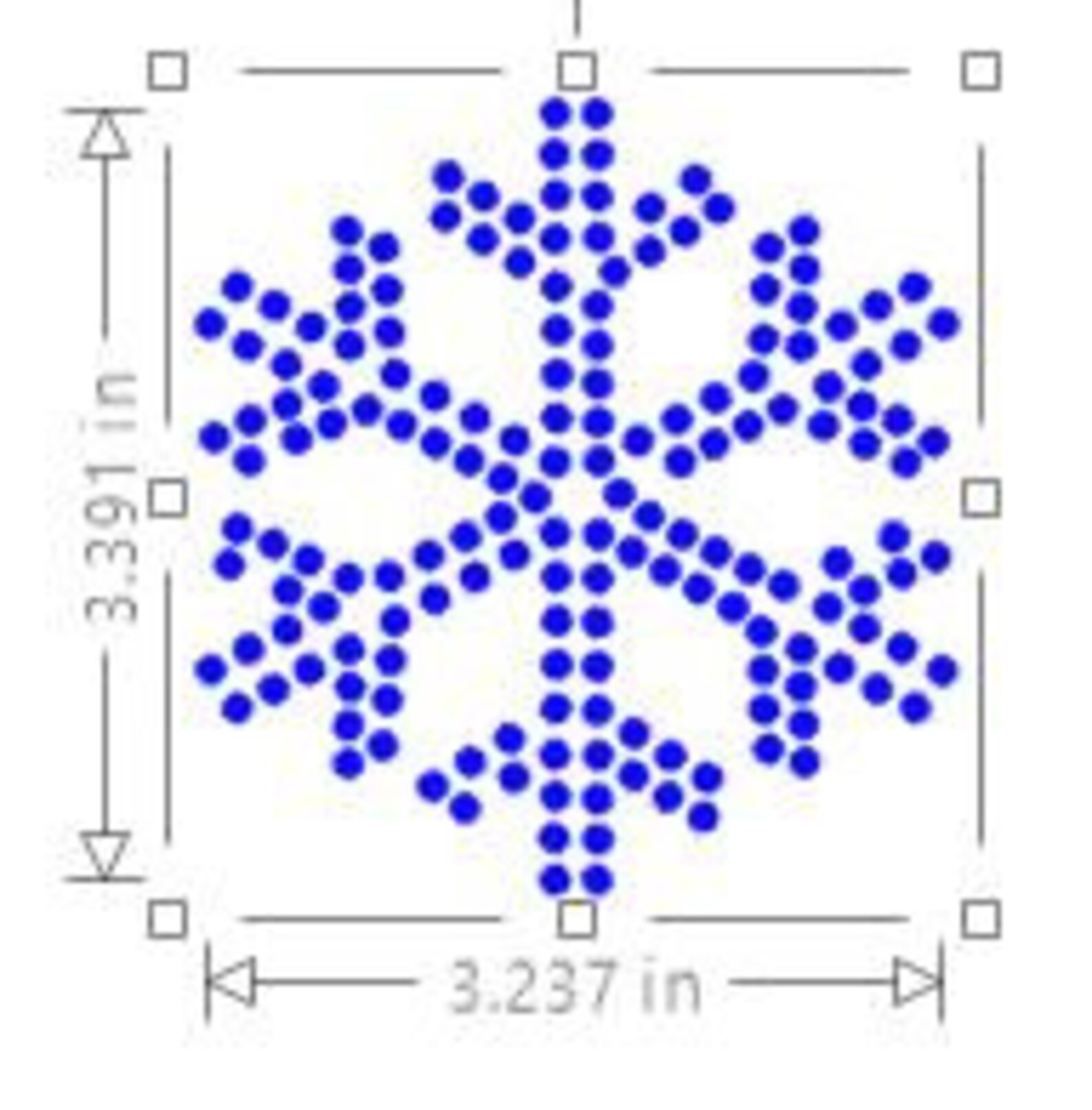 Snowflake Set Rhinestone SVG File Transter Instant Download File - Etsy