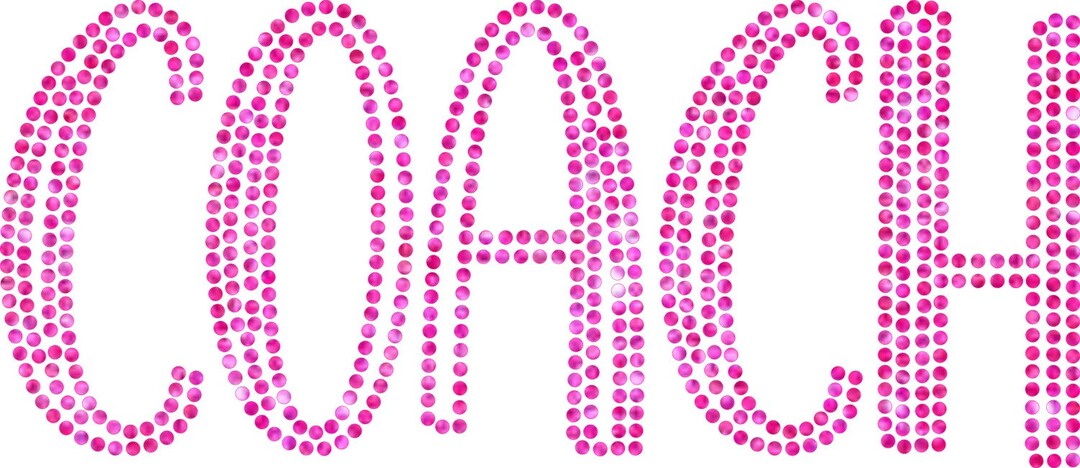 SVG Coach Rhinestones File Coach Transfer Instant Download - Etsy