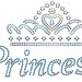 Princess Tiara Rhinestones Pattern Transter SVG Instant - Etsy