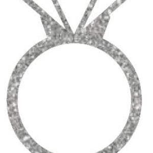 SVG Cut Ready HTV Instant Download File, Diamond Ring Vinyl Template - Etsy