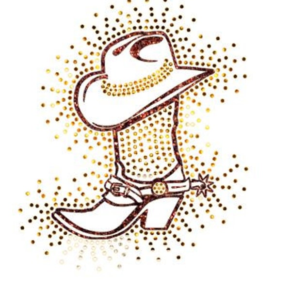 Rodeo Rhinestone Template - Etsy