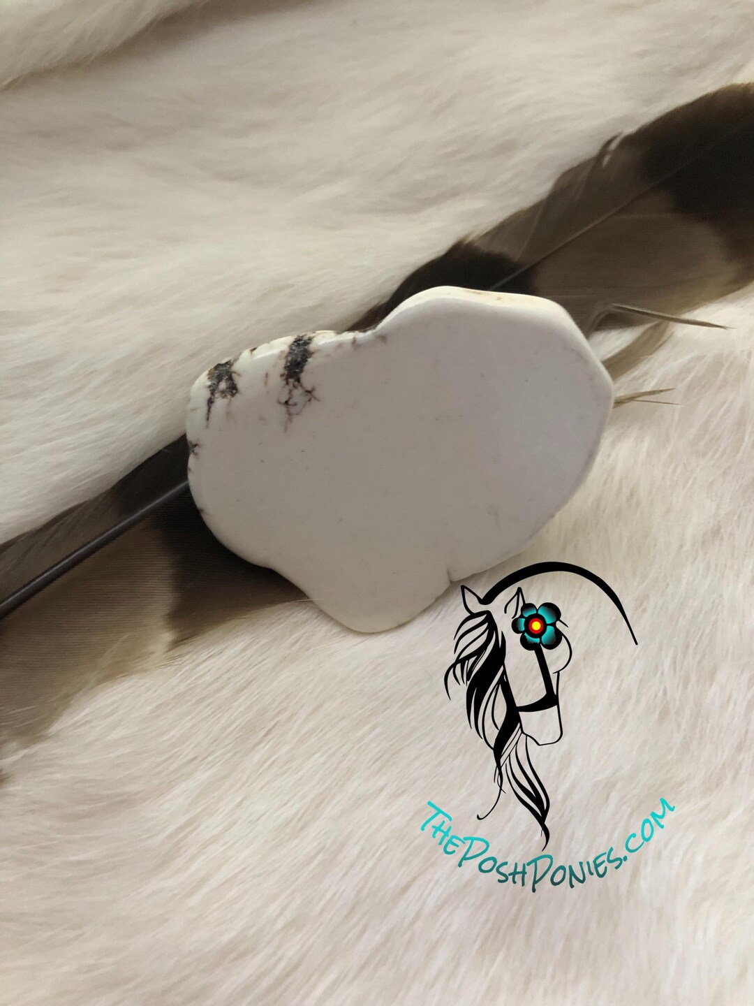 White Slab Wild Rag Slide Ring - Etsy