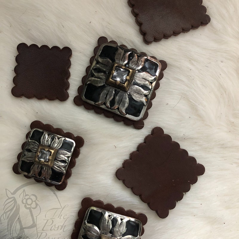 Western Saddle Conchos - Etsy