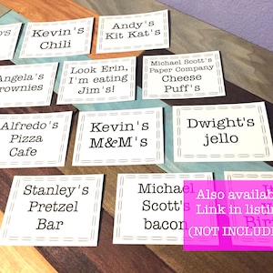 The Office Printable Cutouts, the Office Theme, Office Birthday Party ...