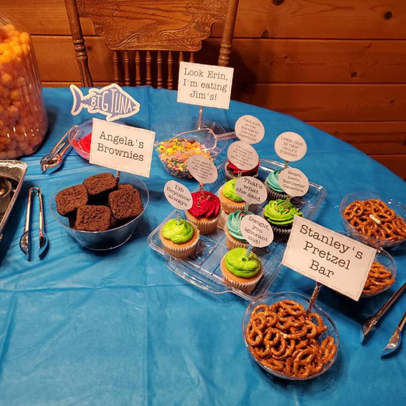 The Office Place Cards Printables the Office Theme Office | Etsy