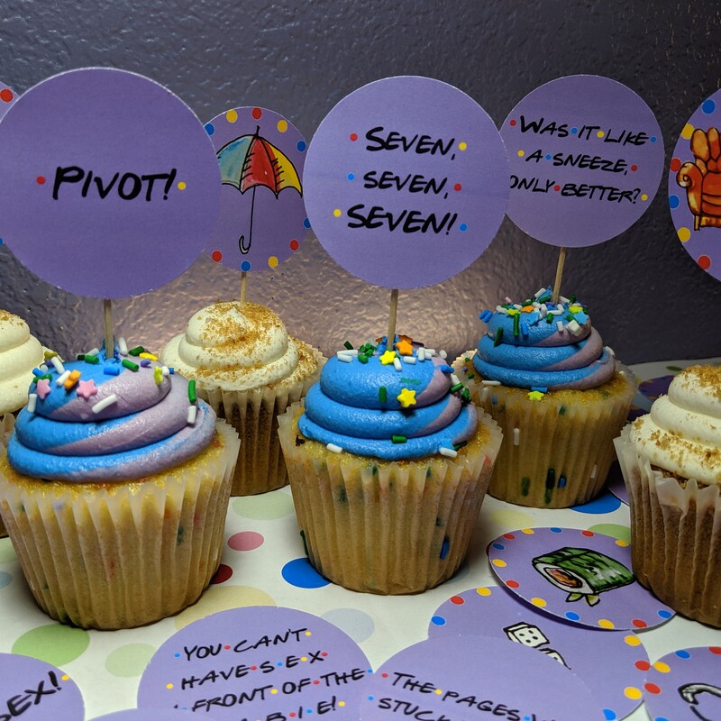 Friends Theme Cupcake Toppers - Etsy