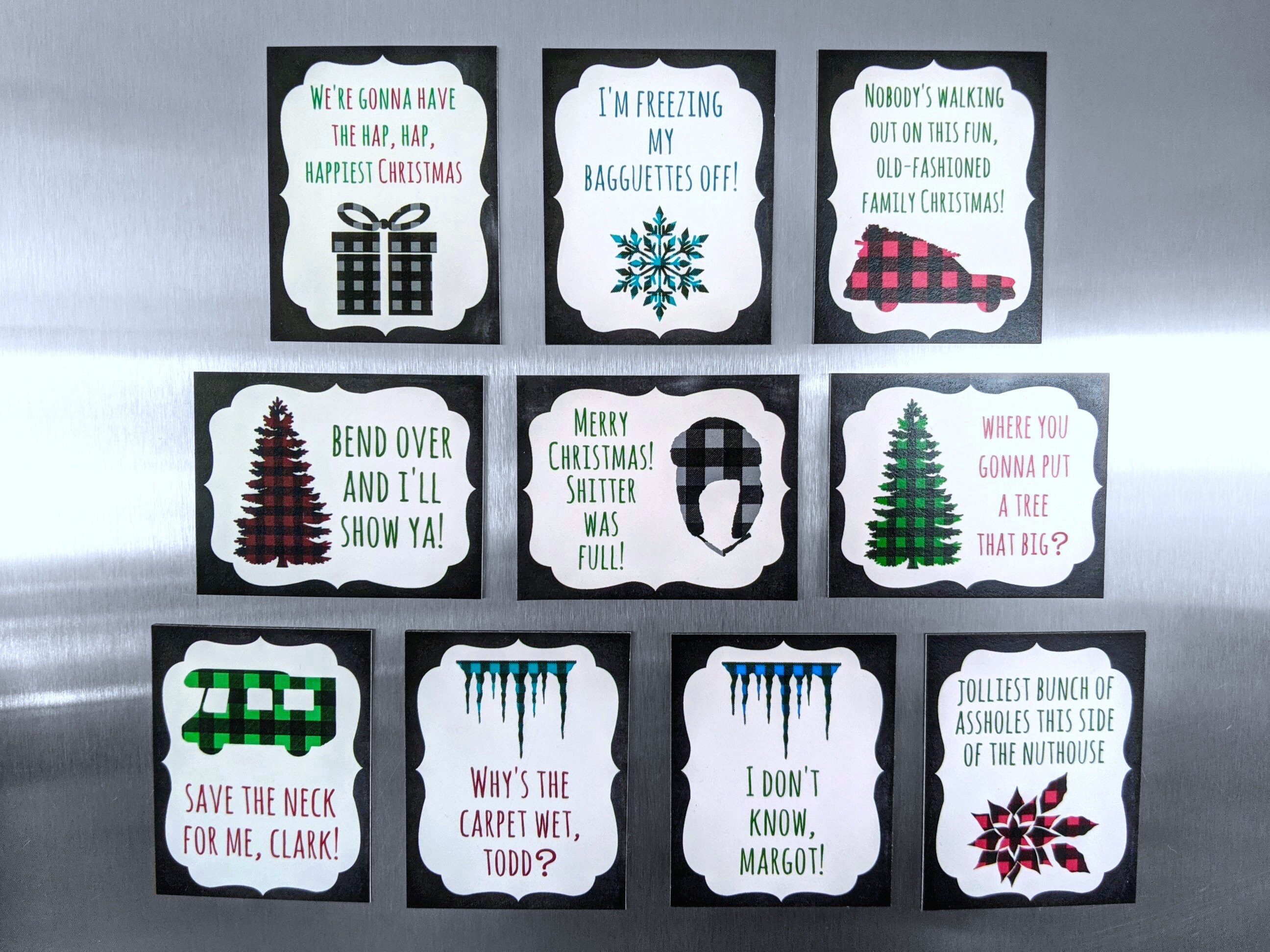 Christmas Vacation Magnets Christmas Vacation Gift Men's - Etsy