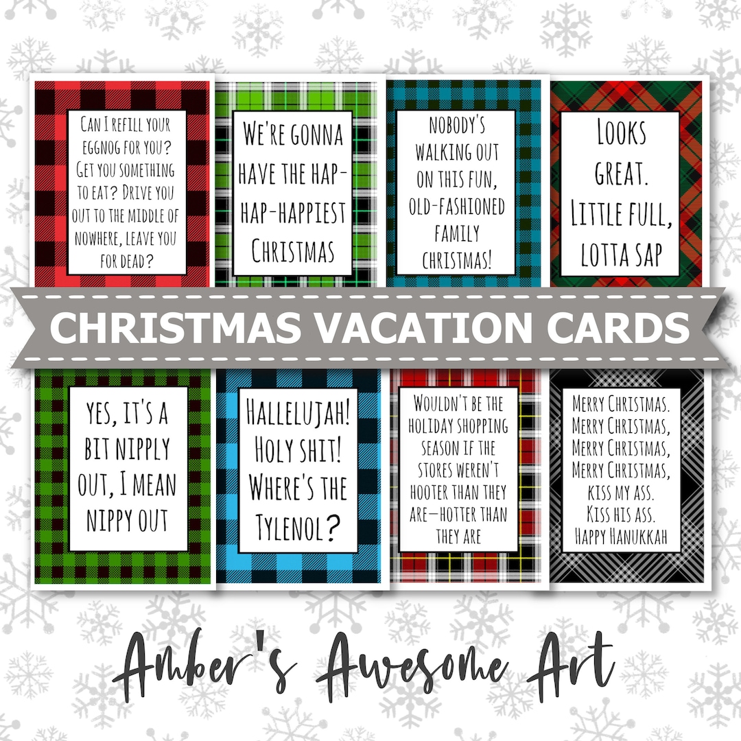 Christmas Vacation Cards, Funny Christmas Cards, National Lampoon ...