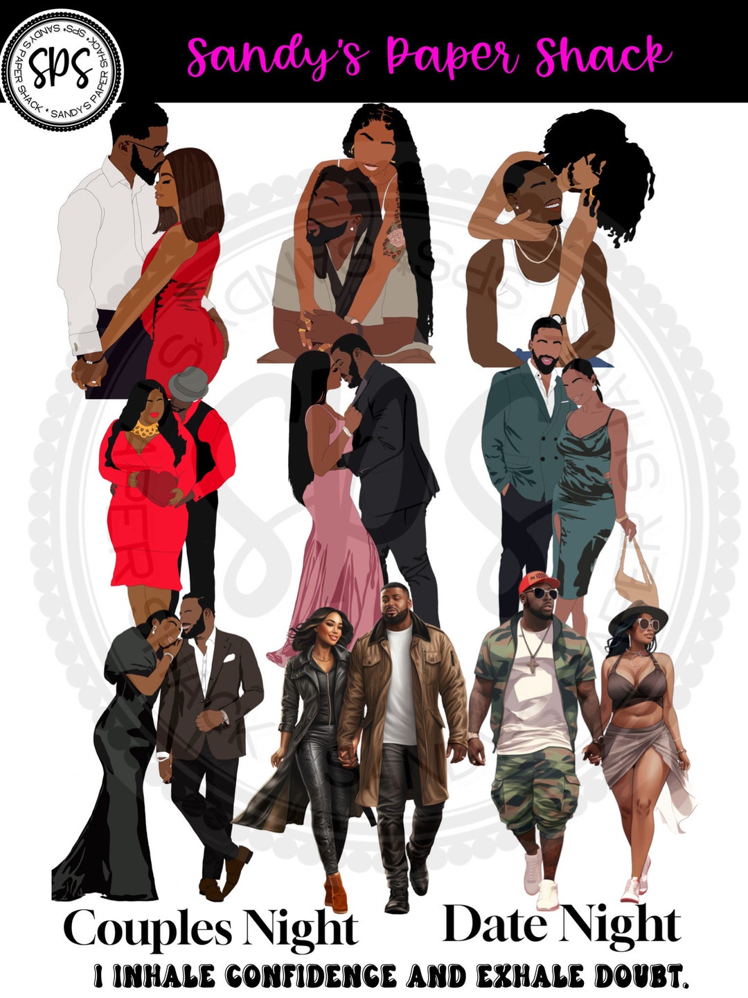 It’s the Couples for Me Stickers, Black Love, - Etsy