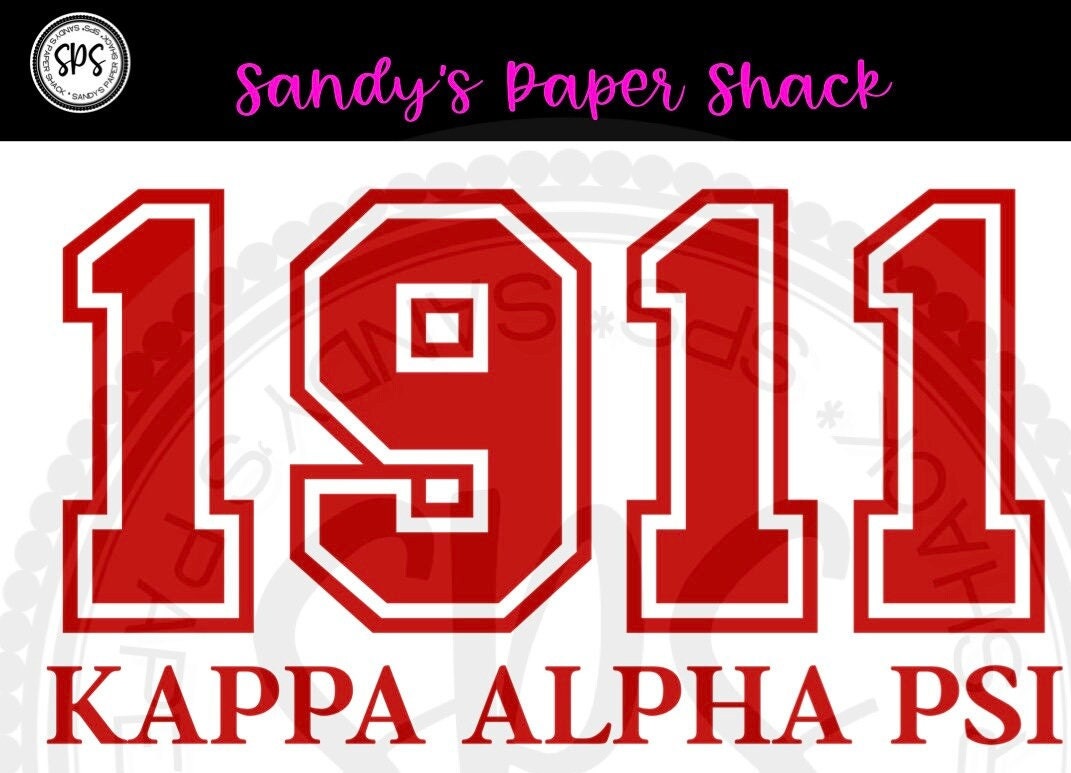 Kappa Alpha Psi SVG, PNG, Greek Fraternity, Greek Letters, Divine 9 - Etsy