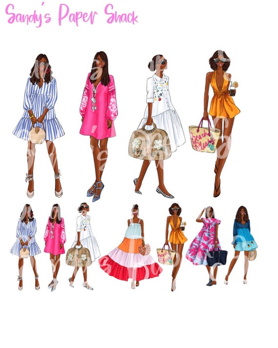 Fashion Diva 11 Planner Stickers Etsy