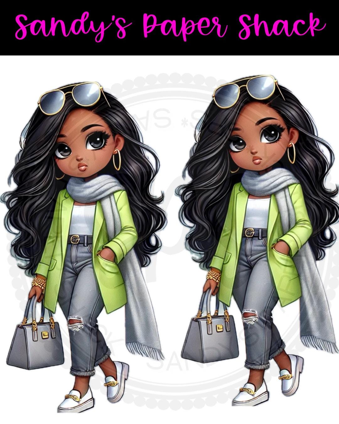 Anna Sassy Divas Stickers Etsy