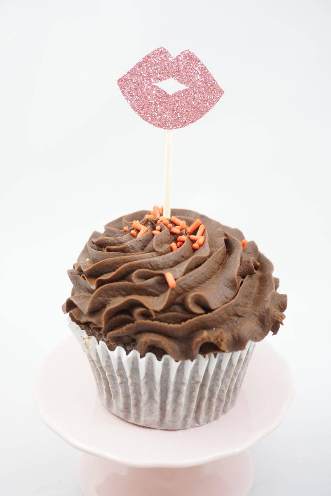 Lips Cupcake Toppers - Etsy