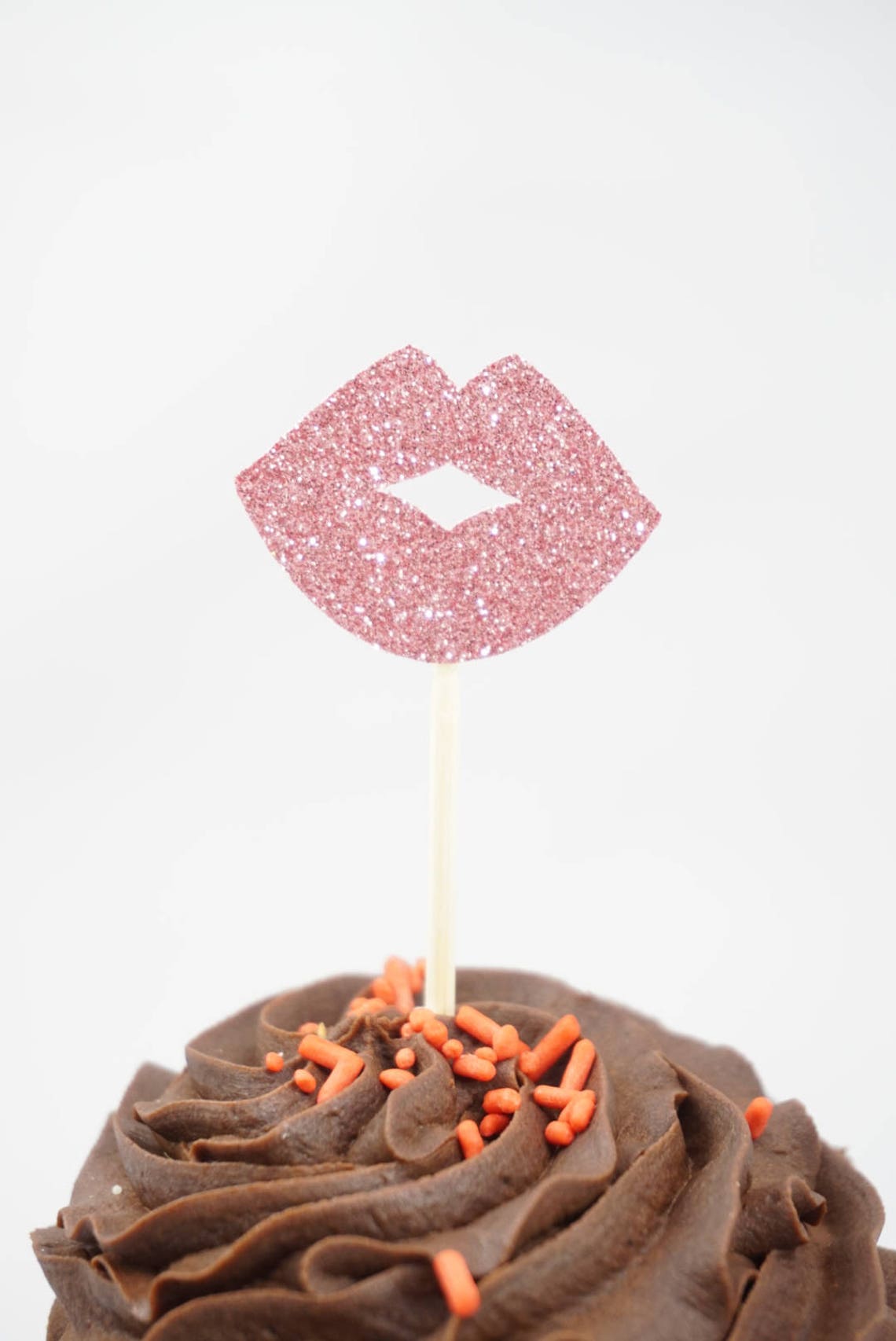 Lips Cupcake Toppers - Etsy