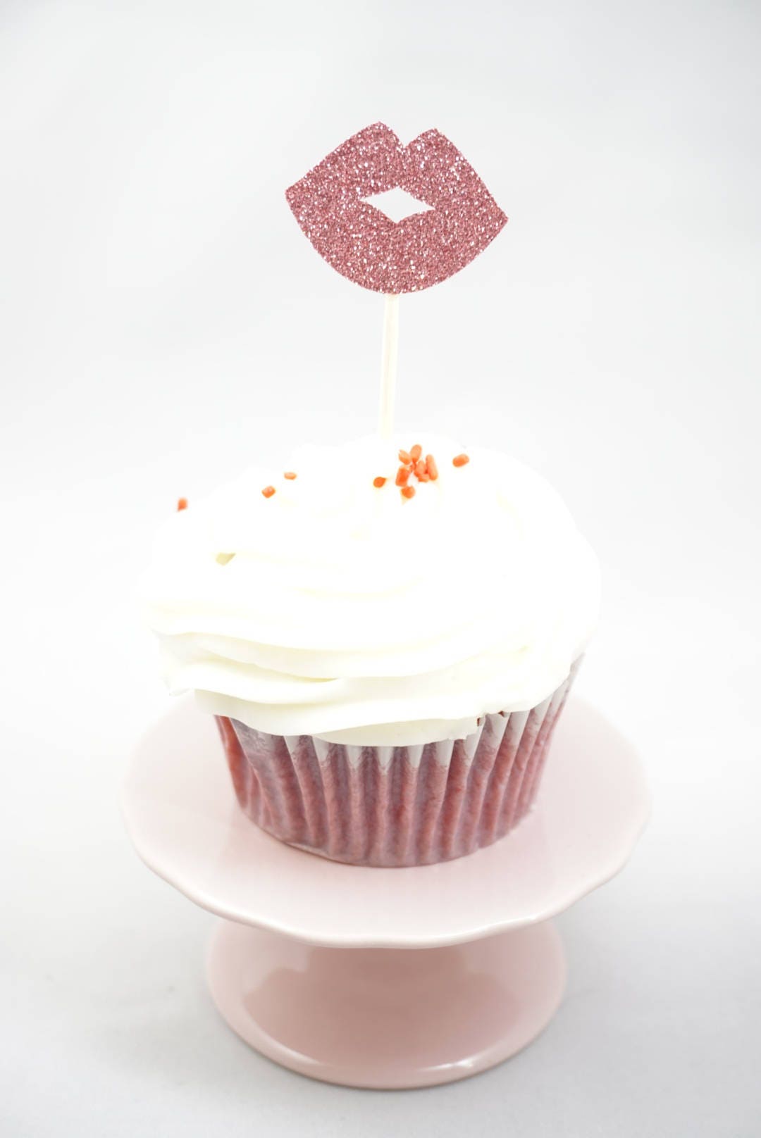 Lips Cupcake Toppers - Etsy